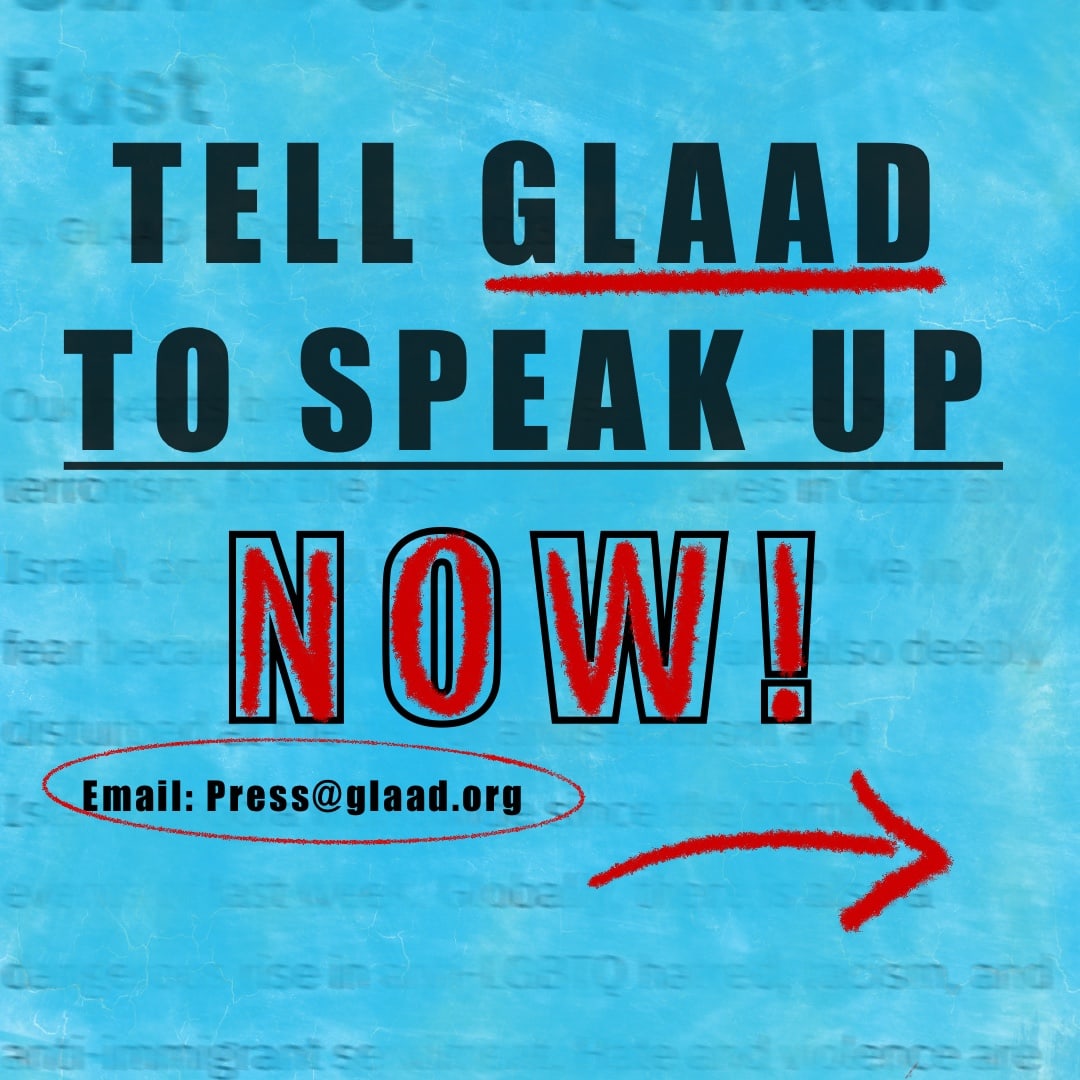 Tell GLAAD to Speak Up Now! | ACT UP NY
